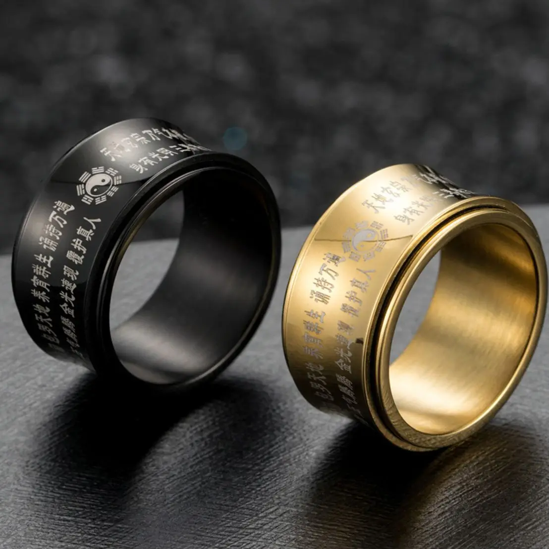Buddha-Bruce-Lee-Fuo-Kongfu-Stainless-Steel-Gold-Ring-Hurrem-Sultan ...