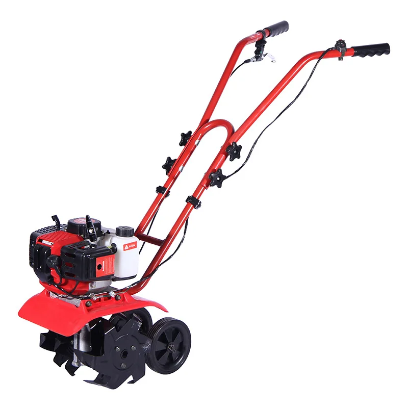 Agricultural-Four-wheel-Drive-Micro-tiller-Small-Hand-push-Tiller ...