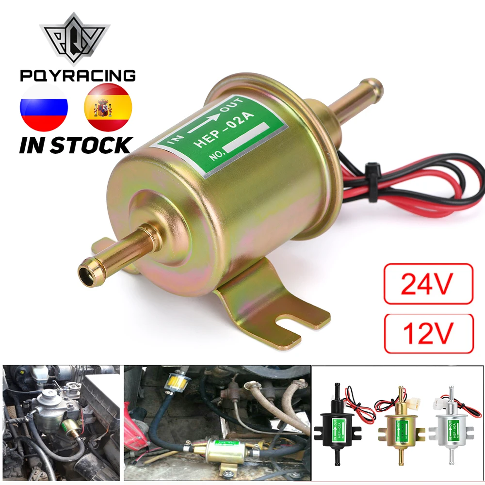 New 12v 24v Electric Fuel Pump Low Pressure Bolt Fixing Wire Diesel ...