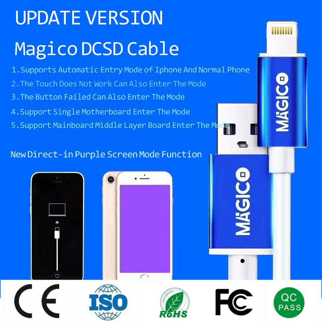 10pcs MAGICO OEM DCSD Cable for iPhone Serial Port Engineering Cable ...