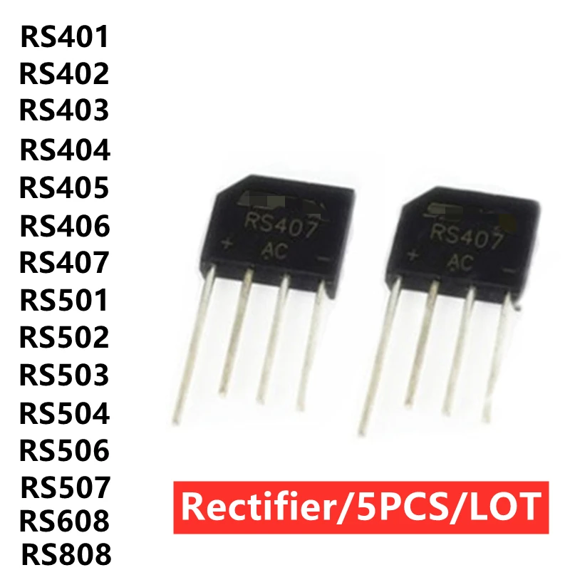 5PCS-LOT-Original-rectifier-bridge-RS401-RS402-RS403-RS404-RS405-RS406 ...