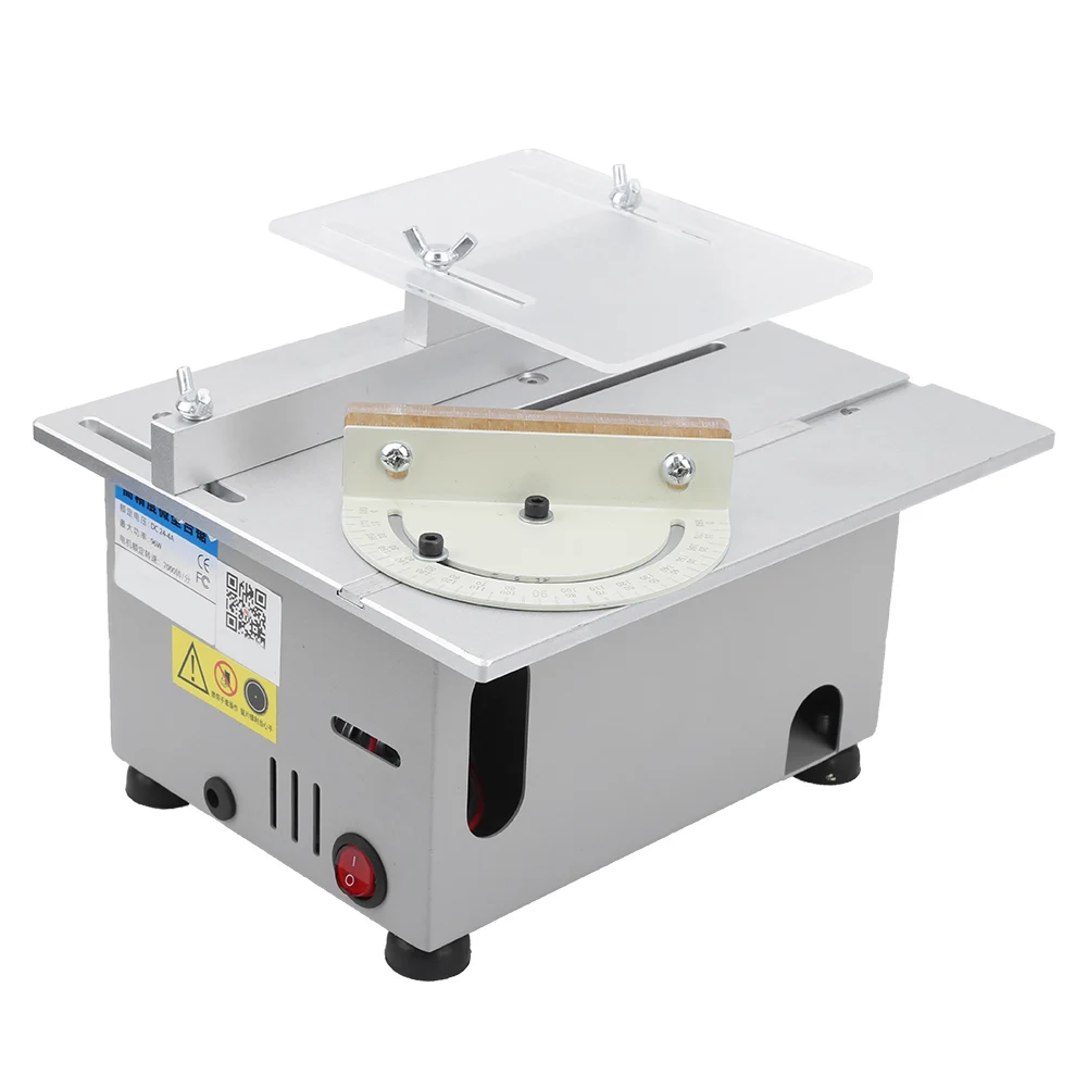 Mini-Table-Saw-Silver-Multi-Function-Woodworking-DIY-Model-Cutting-Tool ...