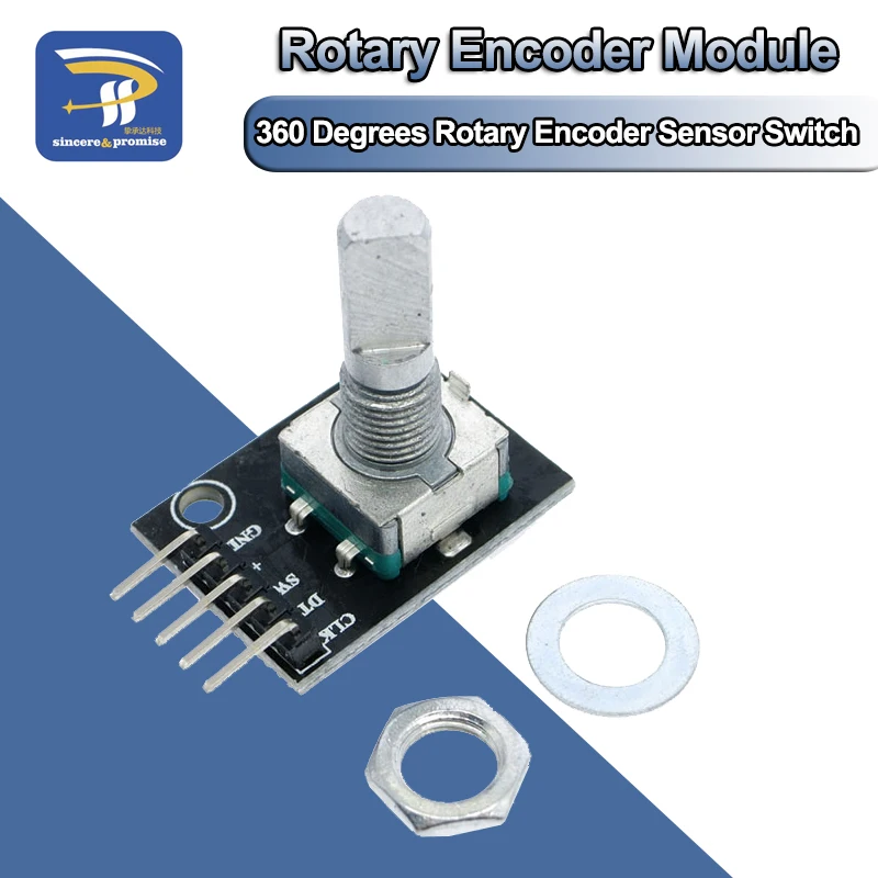 1-5-10PCS-KY-040-360-Degrees-Rotary-Encoder-Module-Brick-Sensor-Switch ...