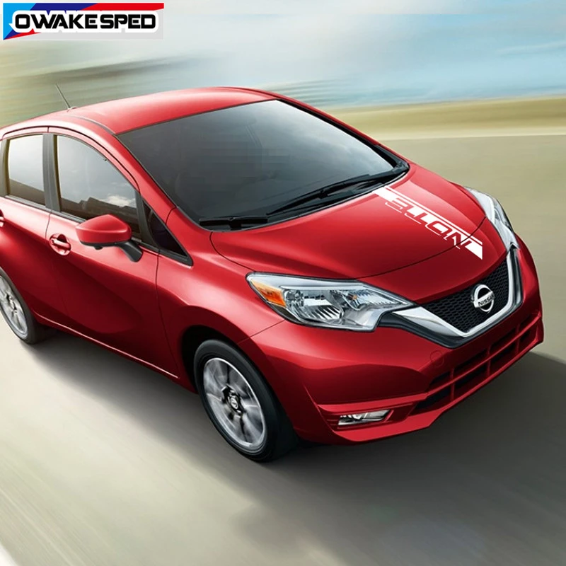 Car Bonnet Stickers For Nissan Note NISMO S Power Sport Stripes Racing ...