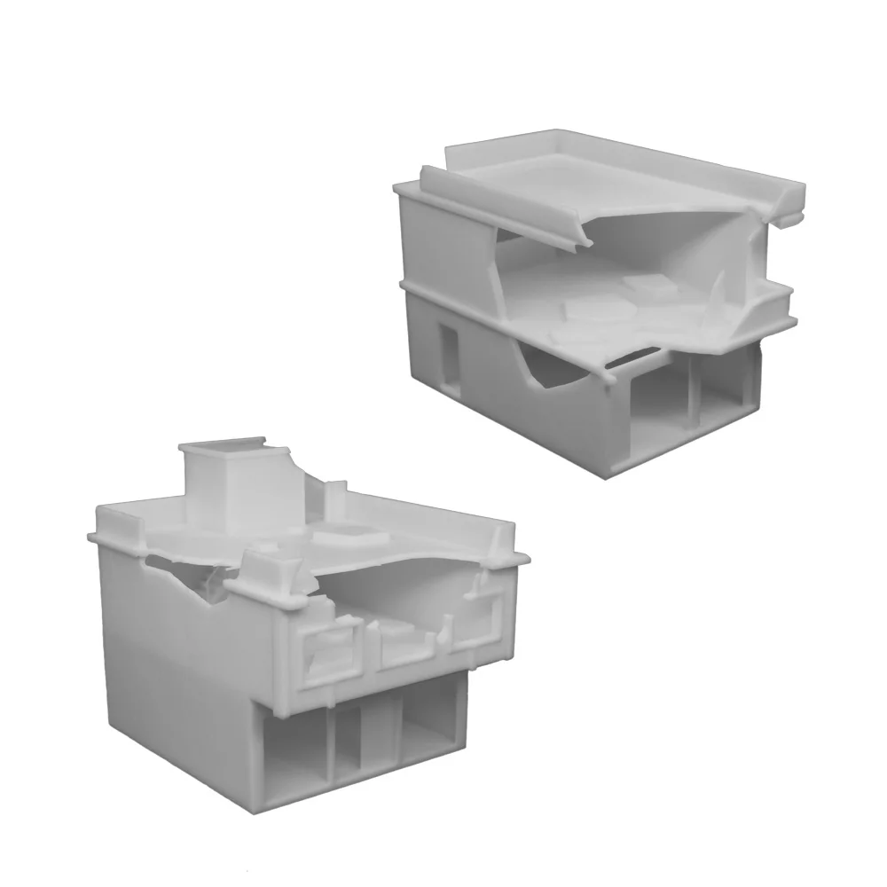 Outland-Models-Railway-Scenery-Building-Damaged-City-House-Set-A-1-87 ...