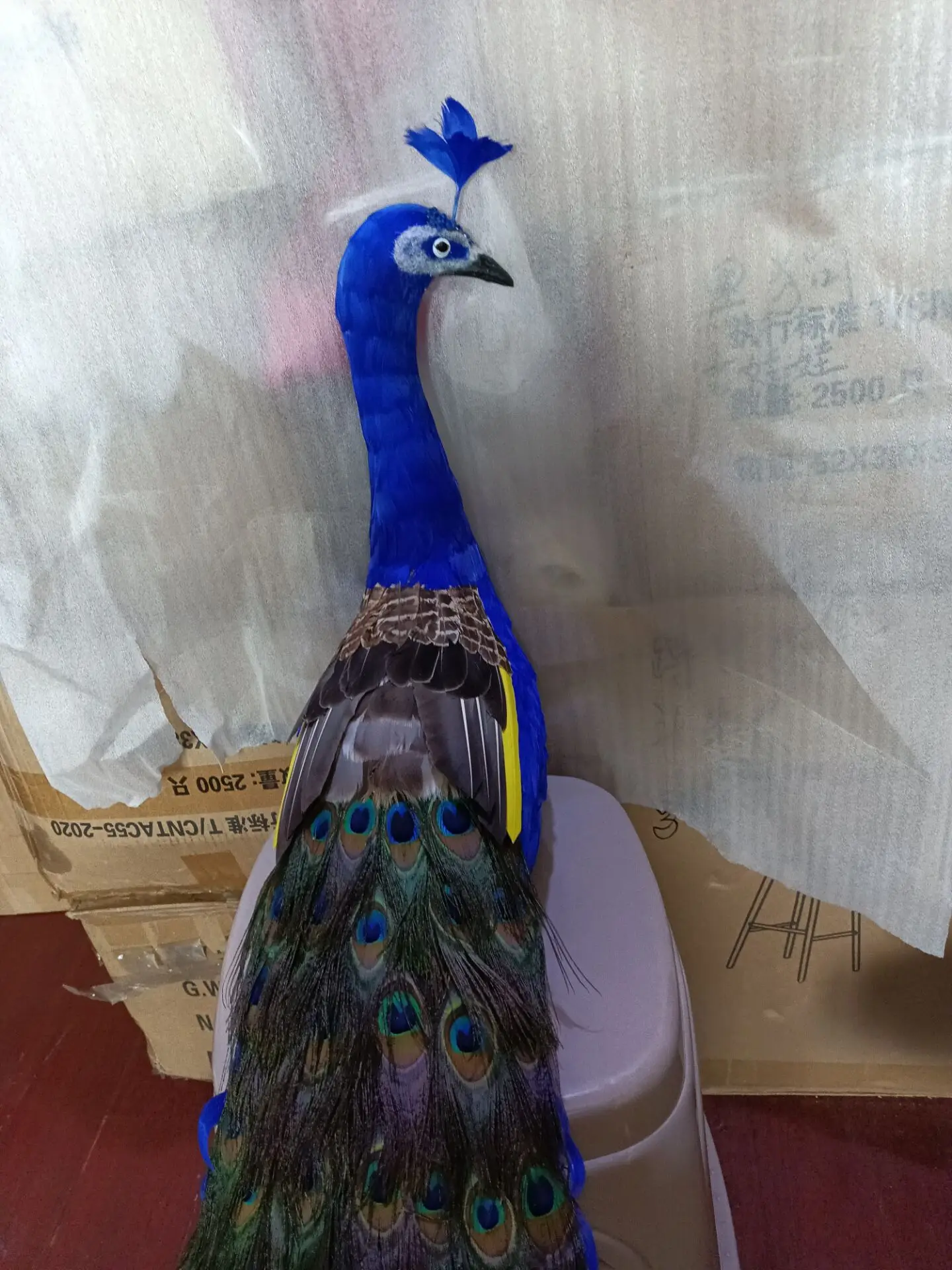 colorful peacock model foam&feather simulation beautiful peacock bird ...