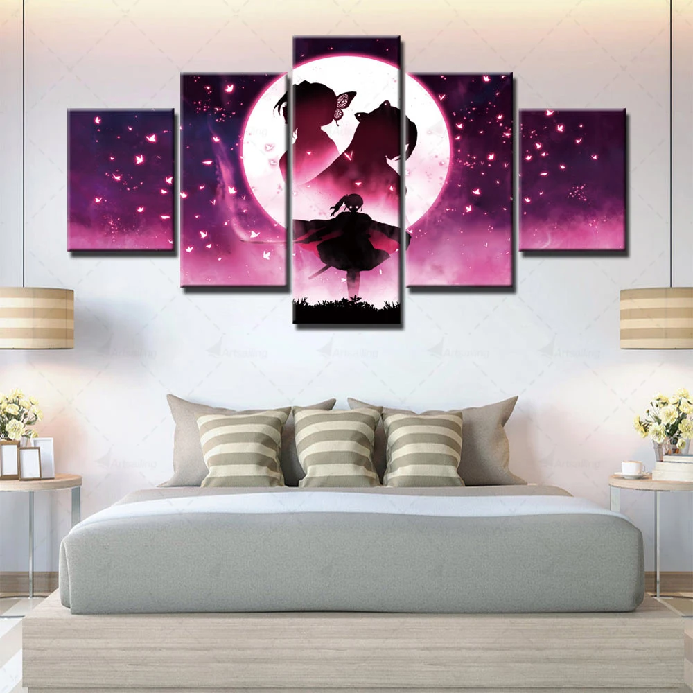 Canvas Painting Home Japan anime Decoration Wall Art Prints Modular ...