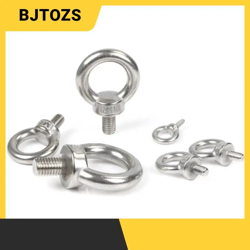 BJTOZS 1pcs Din580 M6 M8 M10 M12 Eye Bolt 304 Stainless Steel Marine ...