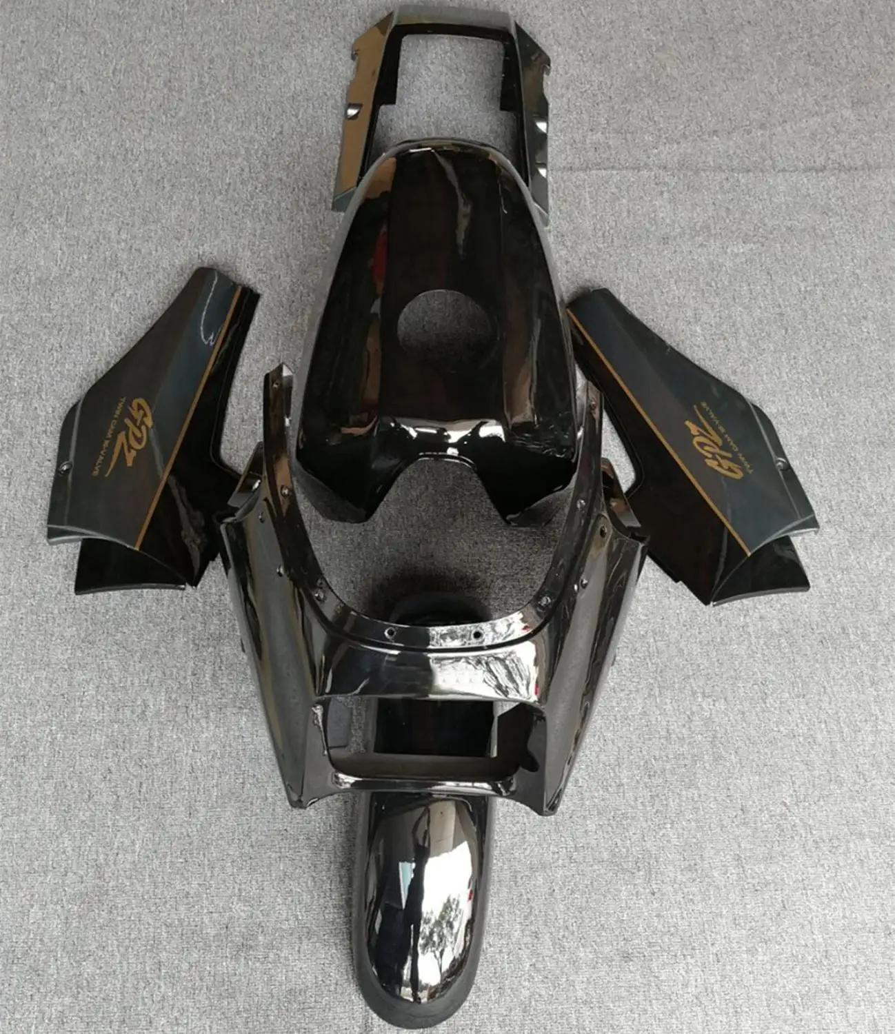 Motorcycle-Fairing-Bodywork-Cowling-Frame-Side-Panel-Mudguard-Fender-w ...