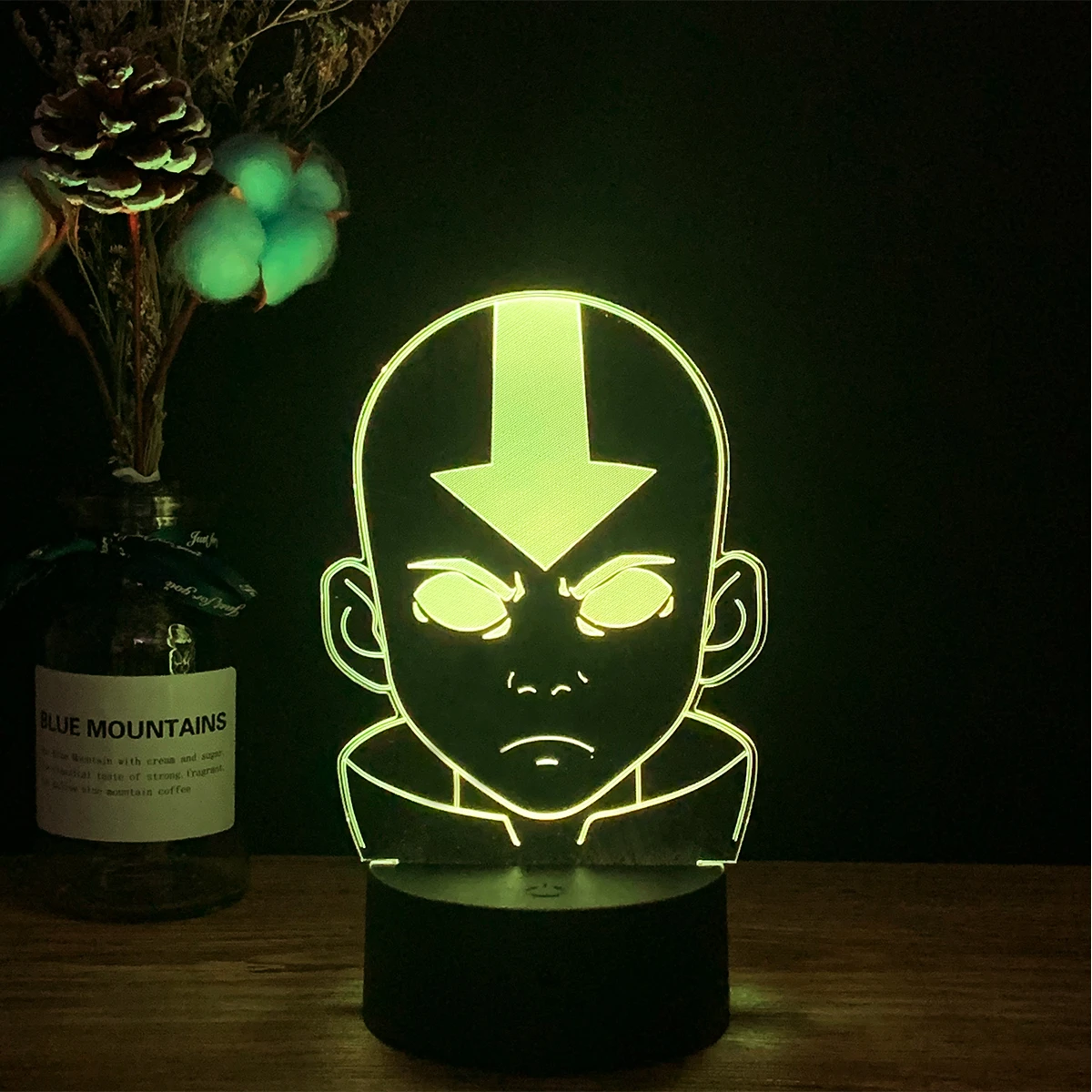 Acrylic 3d Lamp Avatar The Last Airbender Nightlight for Kids Child ...