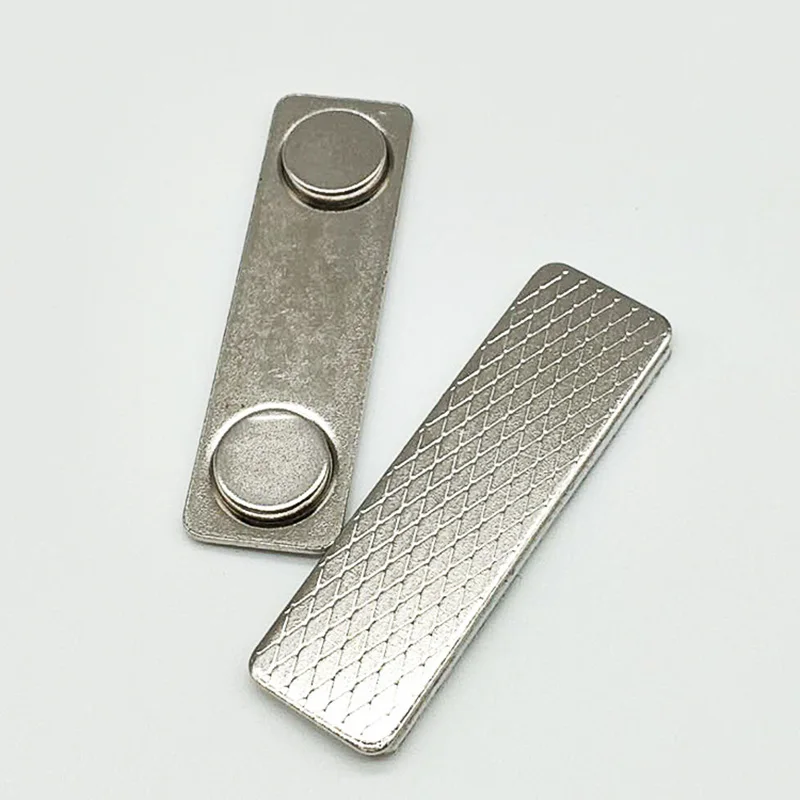 10pcs Strong Magnetic Name Tags Badge Metal Fastener ID Card Durable ...
