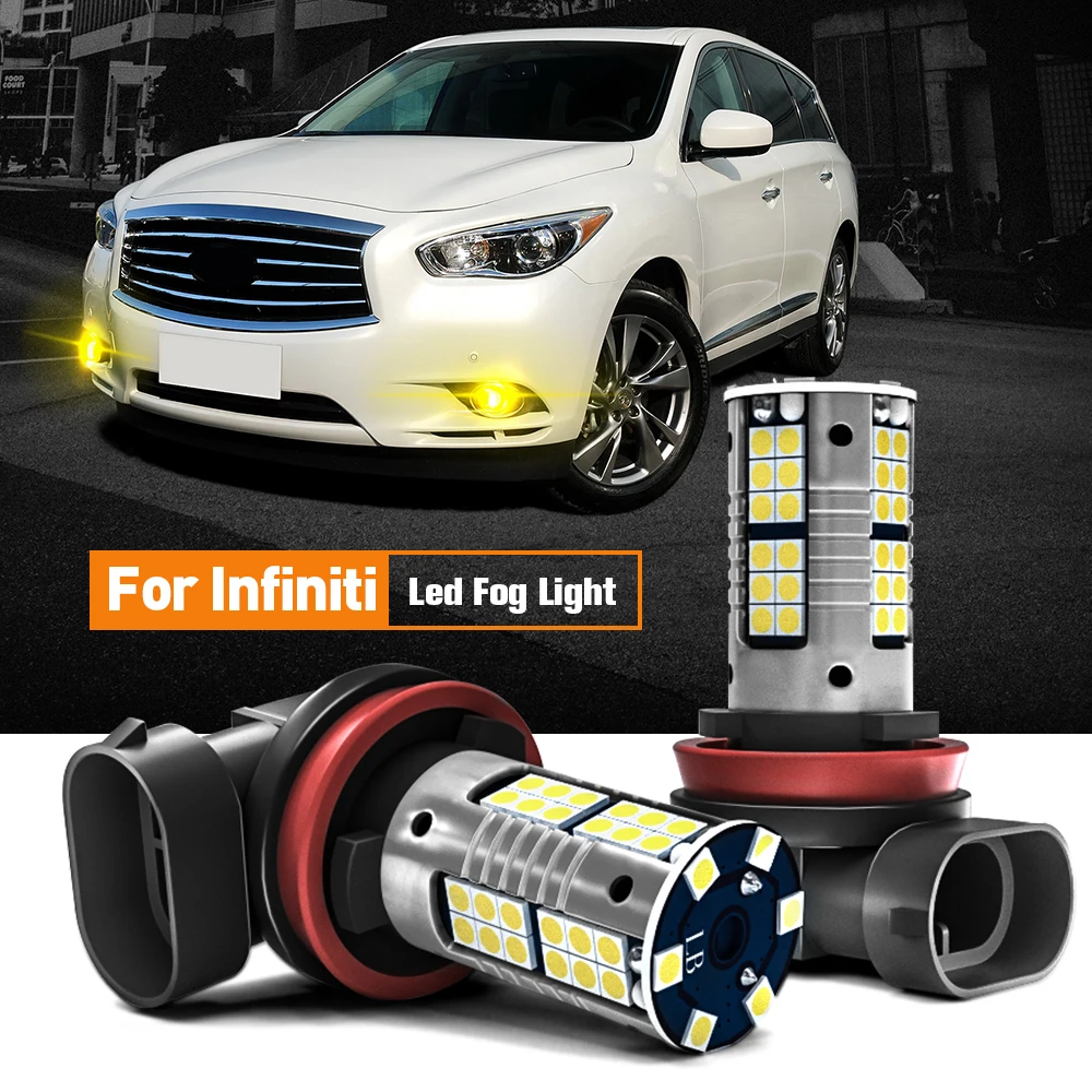 Luz LED antiniebla para Infiniti, lámpara H8 H11 Canbus para FX37 FX35 ...