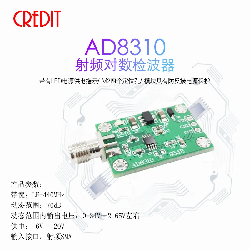 AD8310-Module-DC-440M-Logarithmic-Detector-Voltage-Output-70dB ...