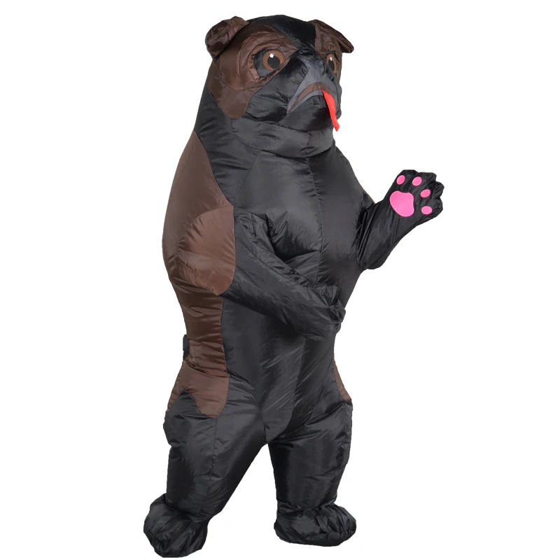 Disfraz inflable de perro Pug para adulto, traje divertido de Shar Pei ...