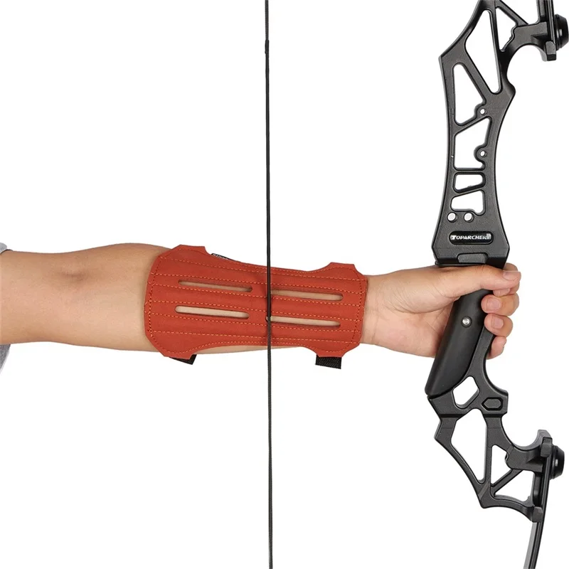 High Quality Shooting Archery Arrow Suede Leather Target Archery Arm ...