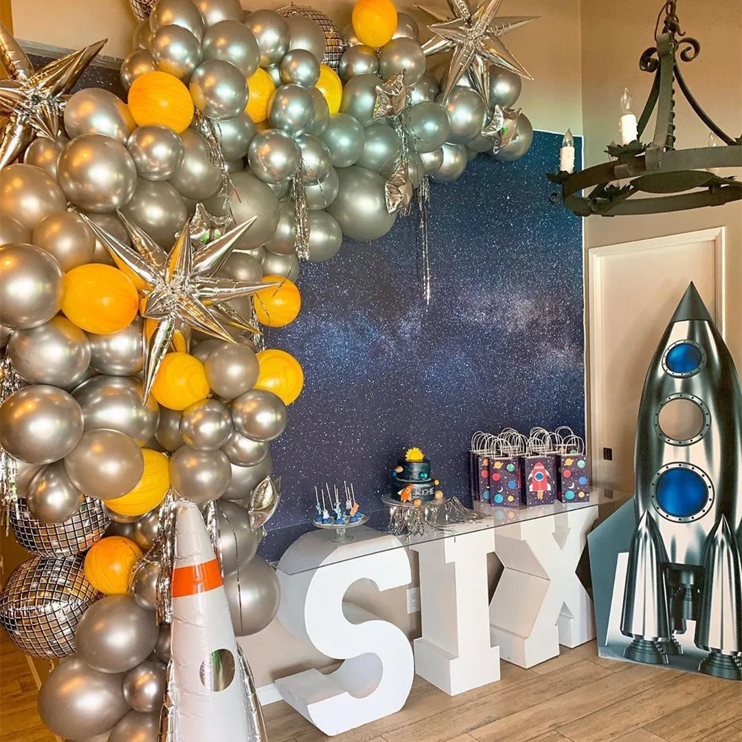 50pcs 30pcs 10inch 12inch Pearl Chrome Metal Balloon Golden Balloon ...