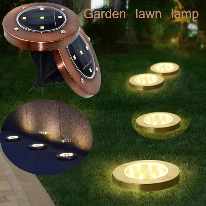5/8/10LED Solar Buried Lamp Waterproof Ground Lights Solar Light Lawn ...