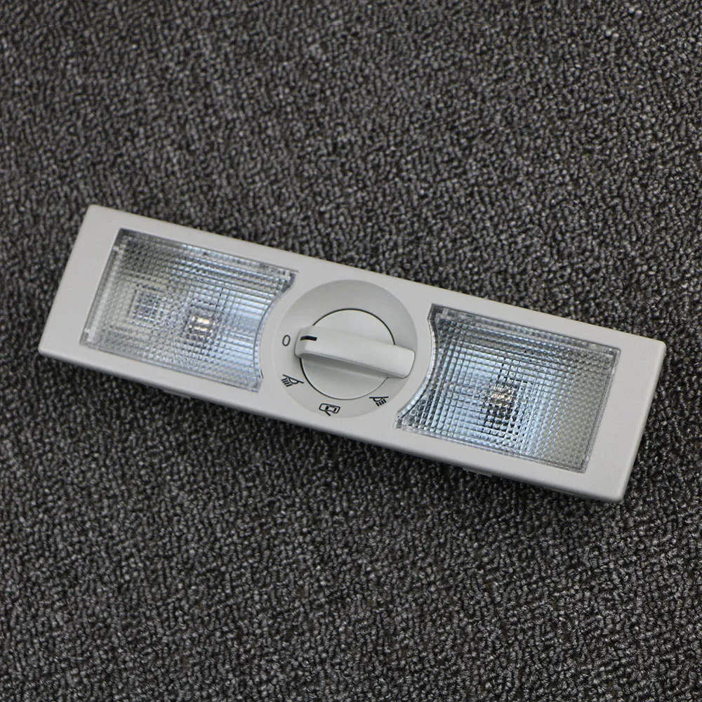 6Q0947291A Gray Car Interior Reading Light Dome Lamp Light Switch For ...