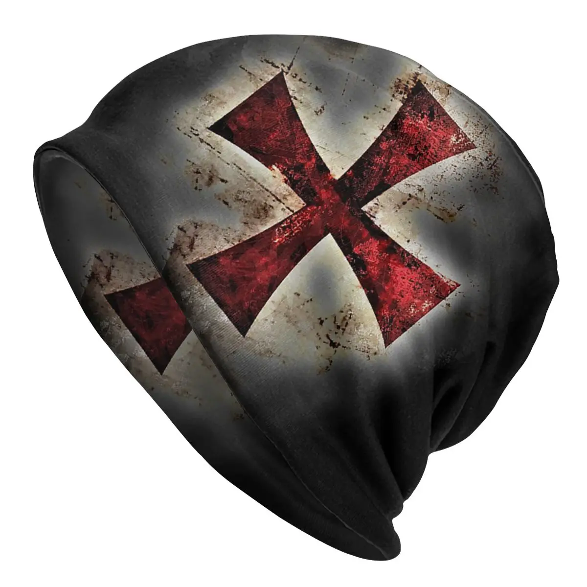 Knights Templars Cross Medieval Skullies Beanies Hat Fashion Autumn ...