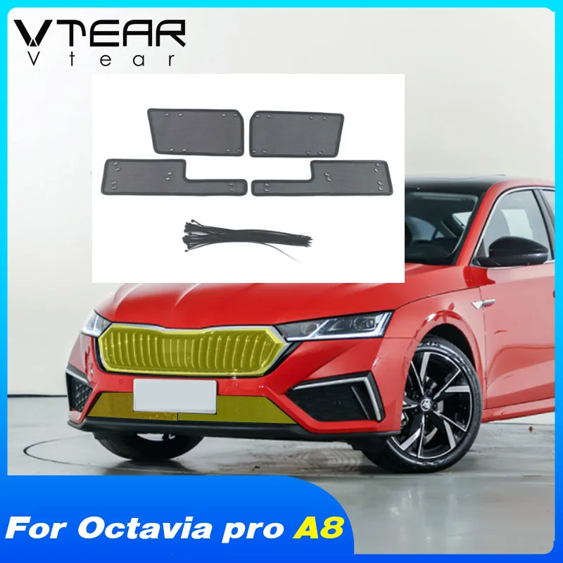 Vtear Car Front Grille Insect Net Cover Auto Body Exterior Radiator Rat ...