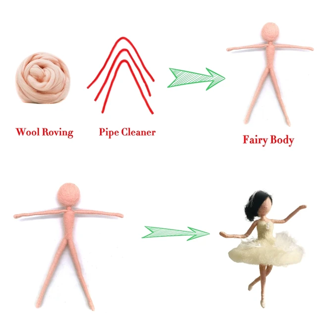 Artã­culos De Fieltro Modelado Con Aguja Needle Felting Starter Kit - 5 ...