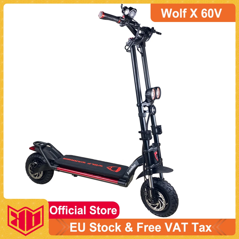Eu Stock Kaabo Wolf Warrior X 10inch 60v 28ah Battery Double Drive ...