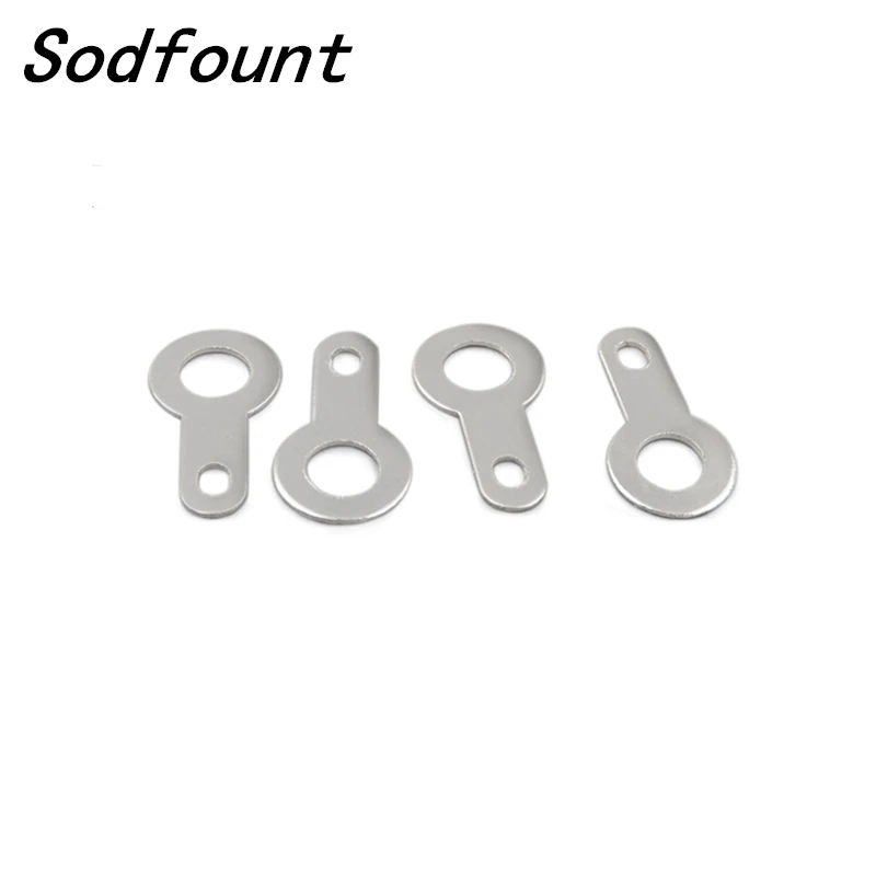 100pcs 2.2/2.7/3.2/4.2 10.2 Silver plated Inserts Spring Terminal PCB ...