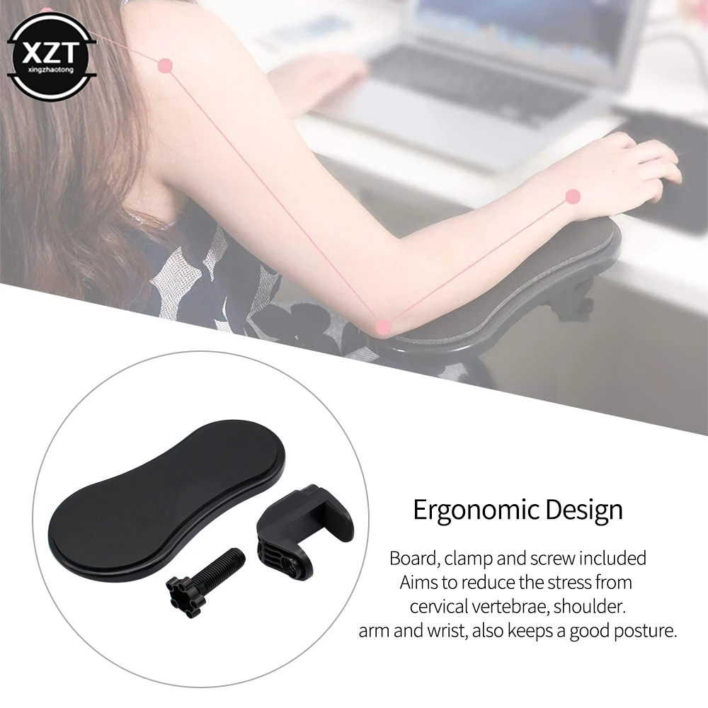 Armrest Pad Desk Computer Table Attachable Mouse Arm Support Board ...