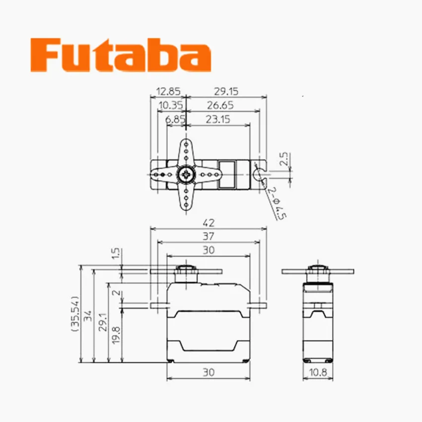 Original Futaba S3174SV S.Bus2 high pressure glider / helicopter ...