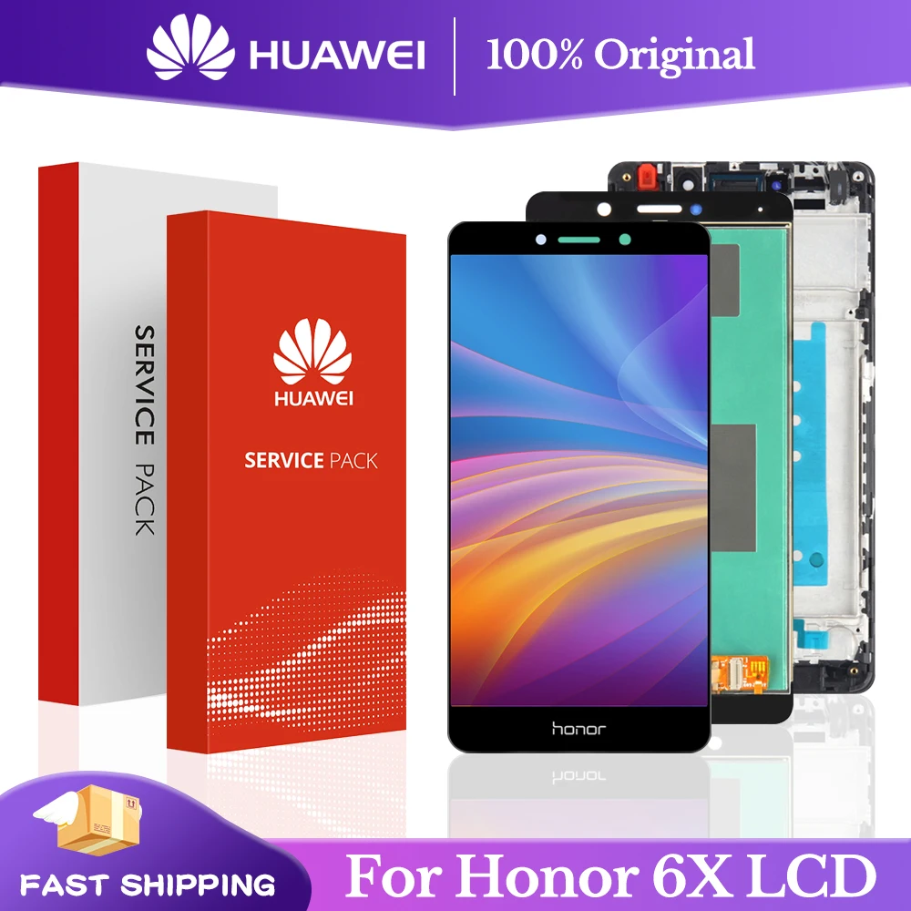 5,5 "Original para Huawei pantalla LCD para Huawei Honor 6X BLN L24 BLN ...