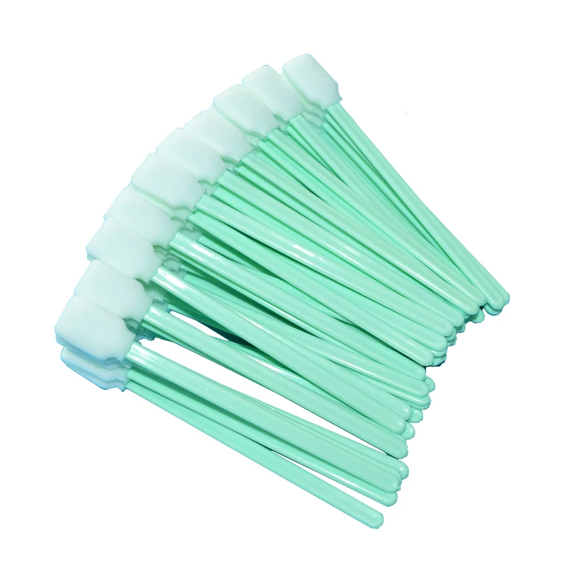50PC Cleaning Cotton Swab and Ink Brush Sponge Stick For Epson For ...