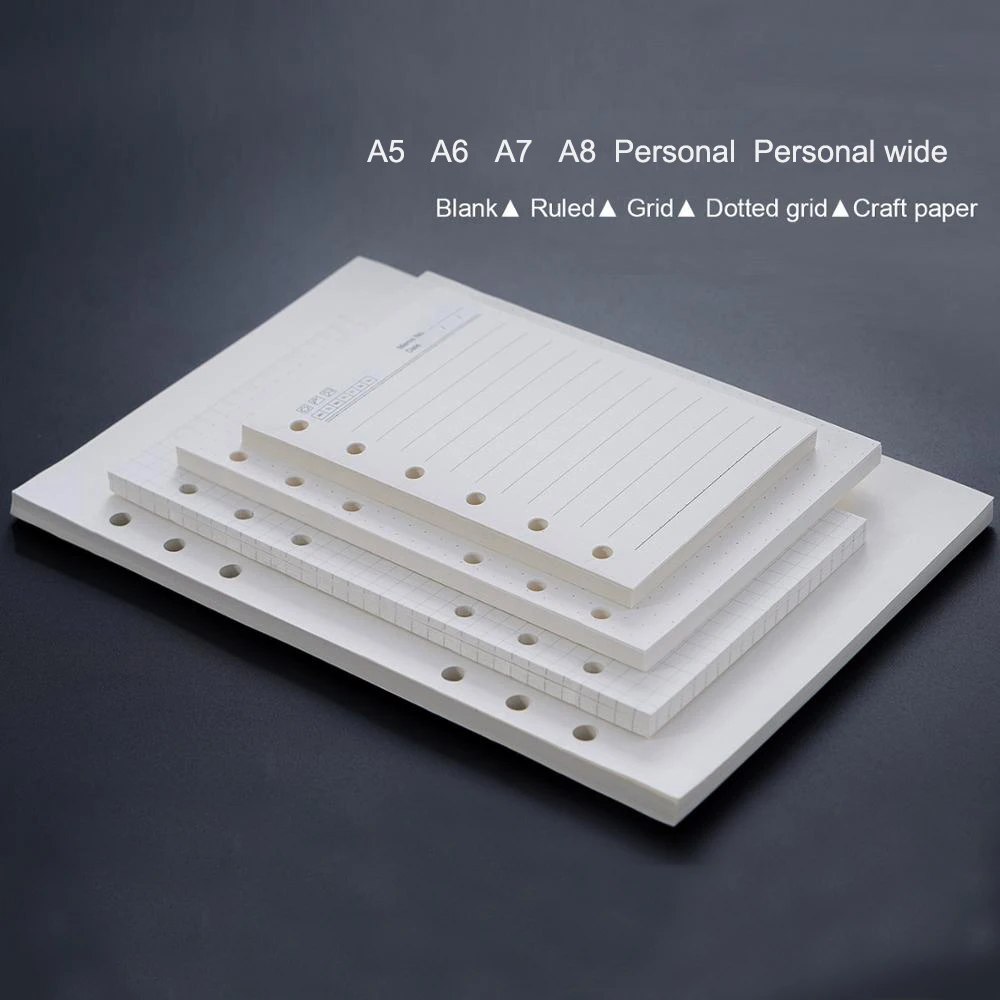 High Quality Ring Binder Notebook A5 Personal A6 A7 A8 Size Insert ...