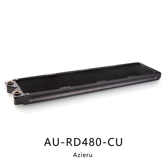 Bykski Copper PC Radiator 28MM Thick 120/240/360/480mm 10 Waterways ...