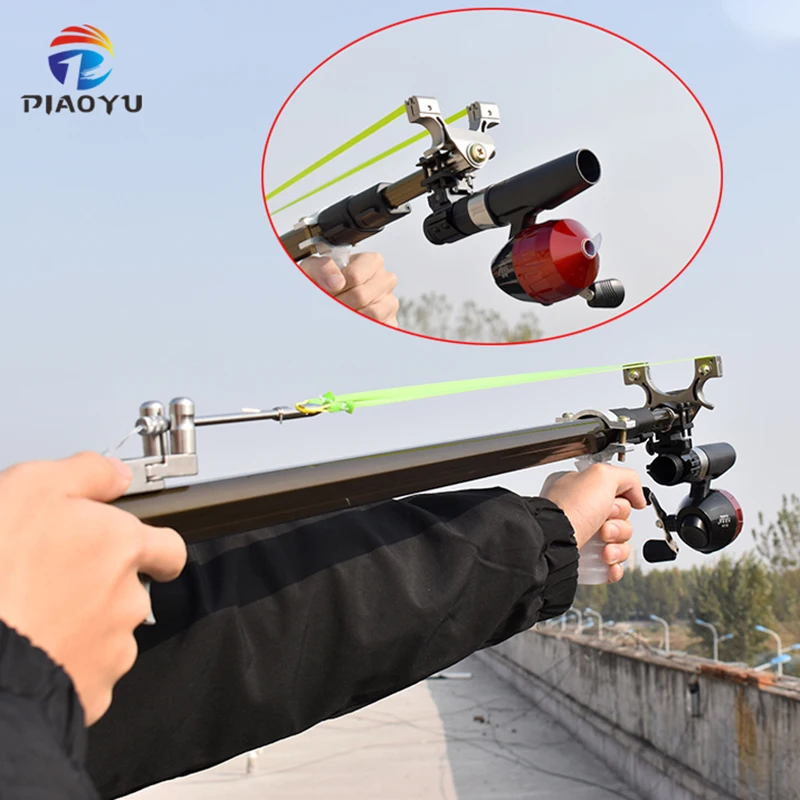 New Folding Slingshot Rifle Mechanical Slingshots Outdoor Telescopic ...