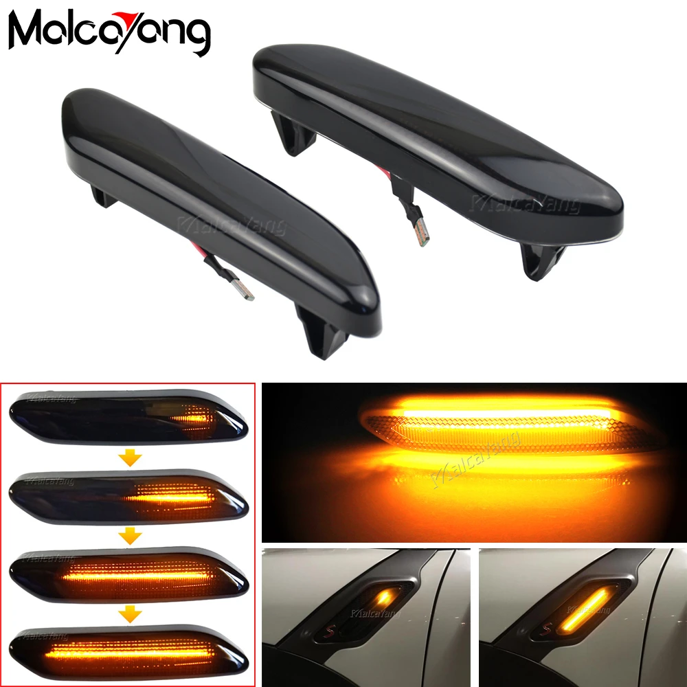 2pcs For Mini Cooper R60 Countryman R61 Paceman Side Marker Flowing ...