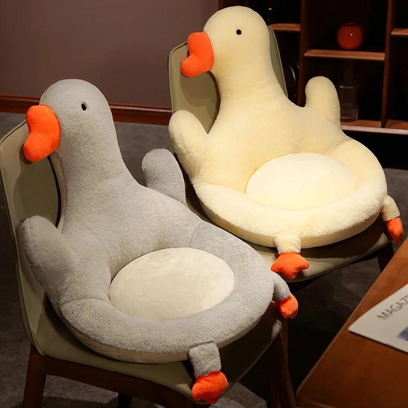 New Chair Cushion Cute Big Goose Shape Plush Seat Cushions For Home ...