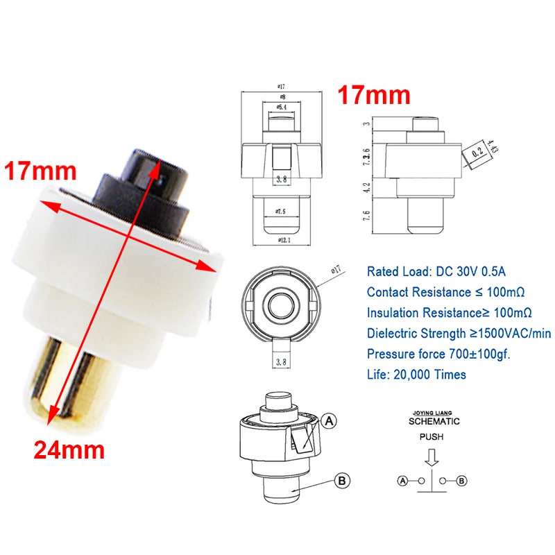Flashlight Parts Labeled