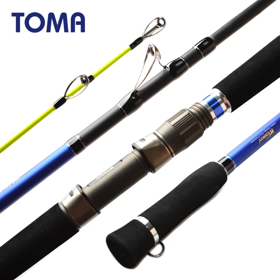TOMA Superhard Saltwater Fishing Jigging Rod 1.8m Lure Weight 100 250g ...