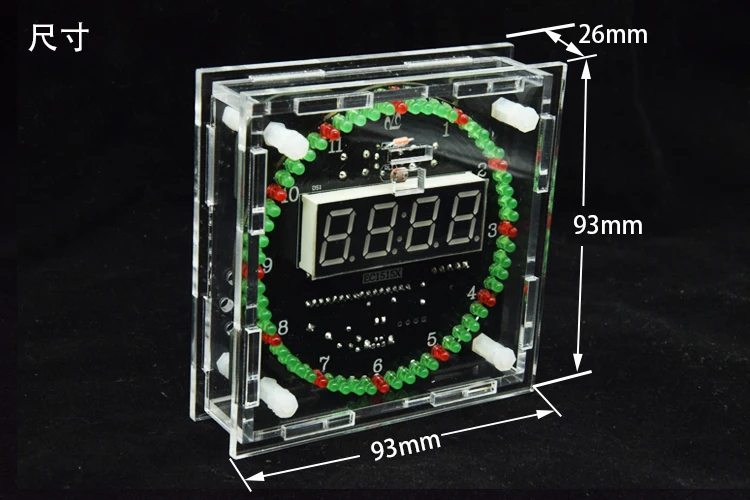 Rotating Ds1302 Digital Led Display Module Alarm Electronic Digital ...