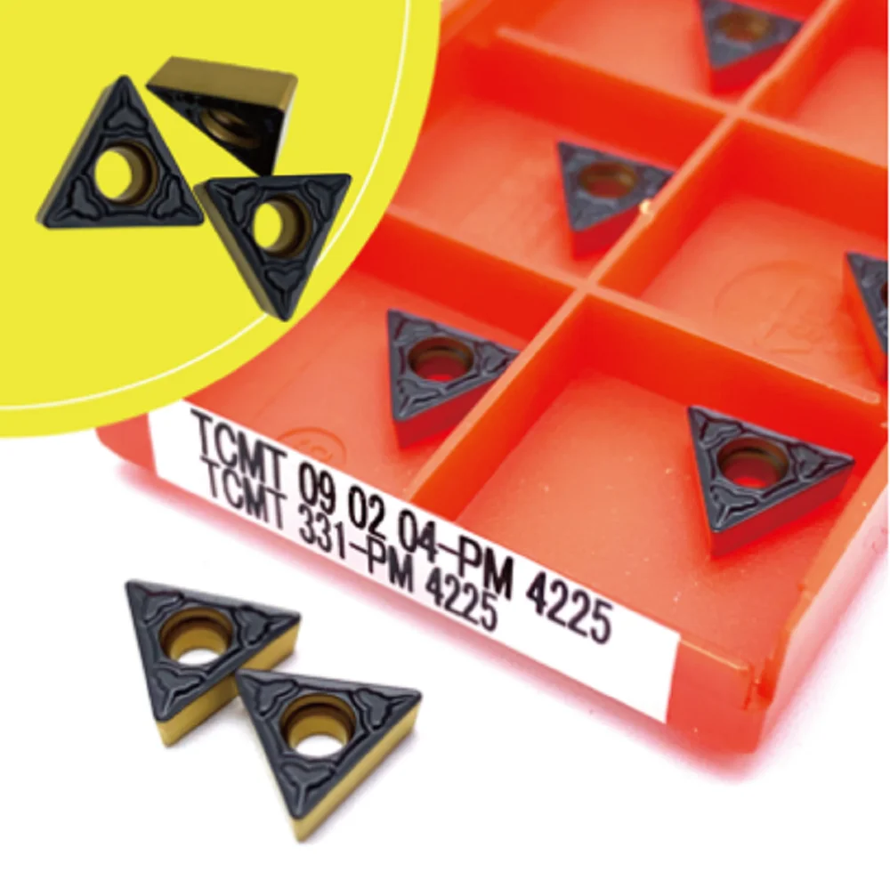 Insertos de carburo TCMT090204 PM 4225 herramientas de torno de metal ...