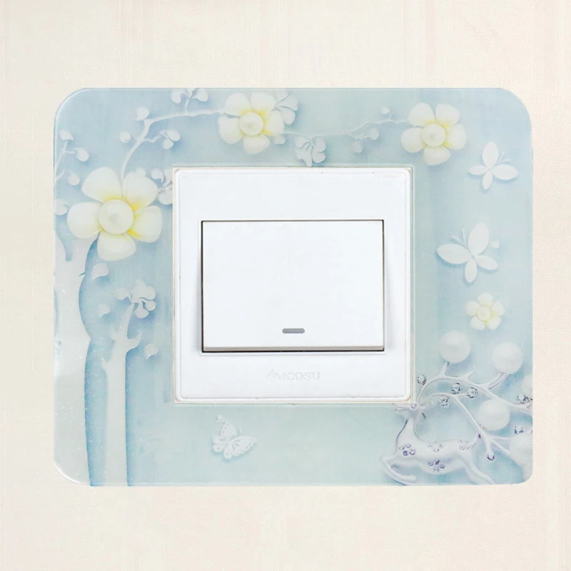 Switch Stickers Decorative Switches Bedroom Living-room Dustproof ...