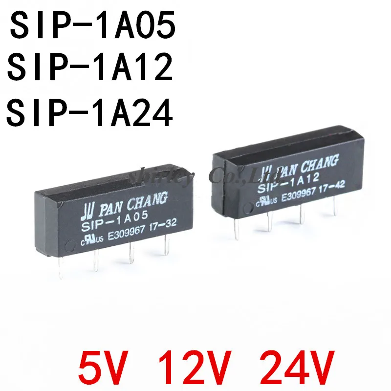 SIP 1A12 12V 100%New Original PAN CHANG Reed Relay SIP 1A05 5V ...