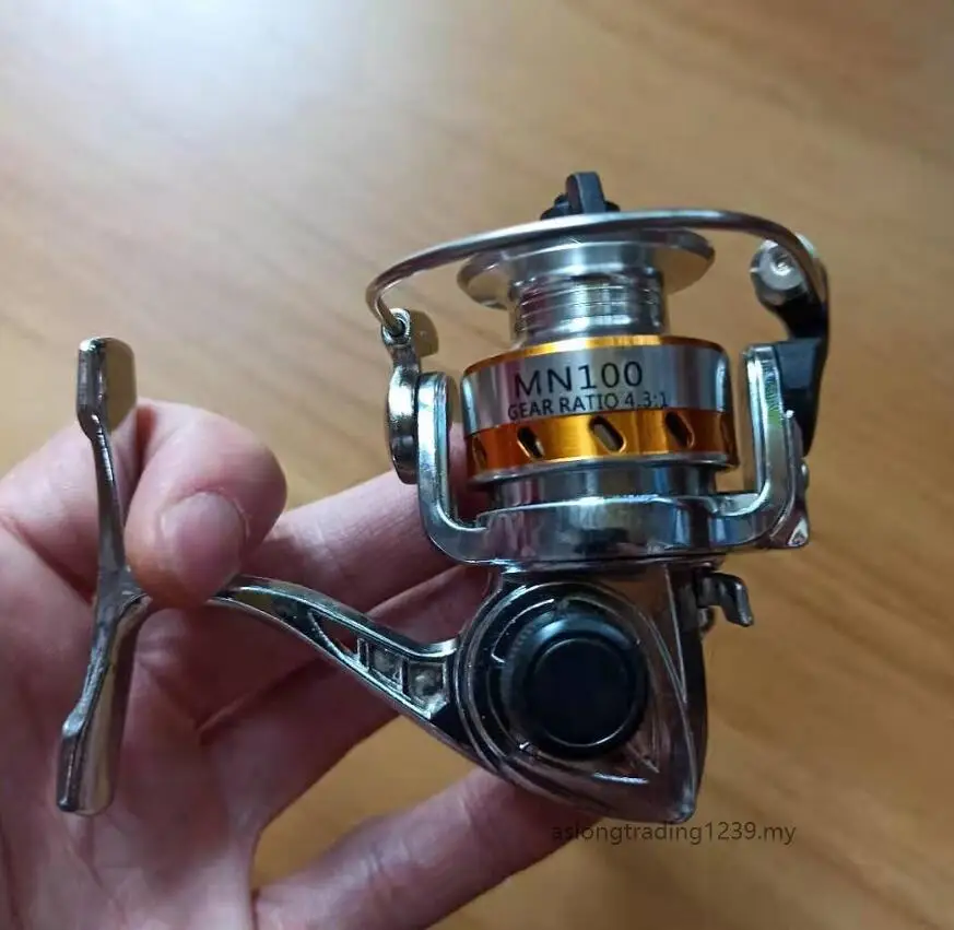 500 Size Mini Spinning Reel Portable Winter Ice Angling Reels Metal ...