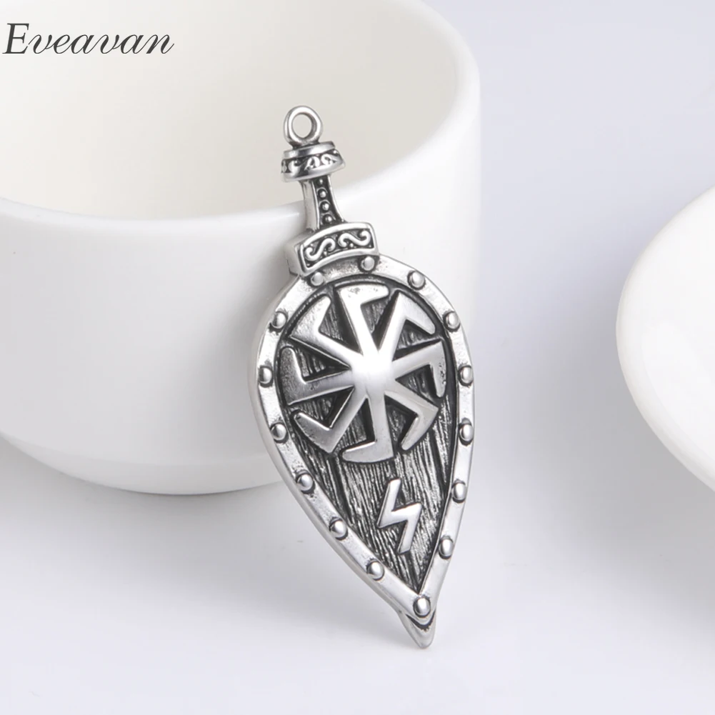 EUEAVAN-Slavic-Kolovrat-Shield-Runes-Pendant-Viking-Wicca-Sun-Star-Mens ...