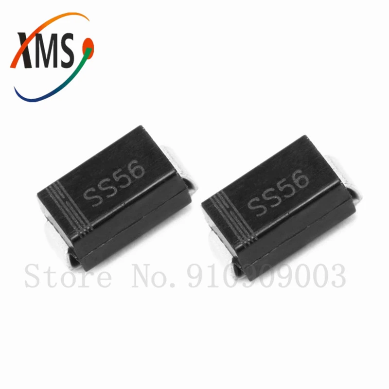 100pcs Ss56 Sr560 Do-214aa 60v 5a Sma Smd Schottky Diode Do-214ac - Integrated Circuits - AliExpress