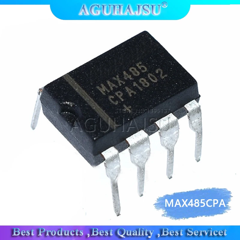 10PCS MAX485CPA DIP8 MAX485 DIP new and original IC|Integrated Circuits ...