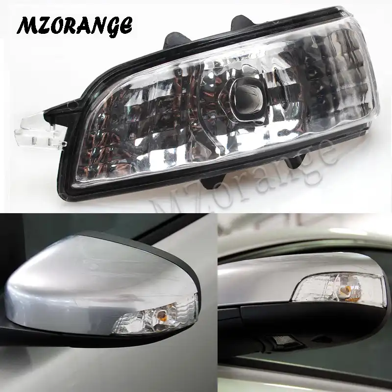 左右サイドインジケータターンシグナルライトランプレンズ 31111090 31111102 ボルボ S40 S60 S80 C30 C70 ...