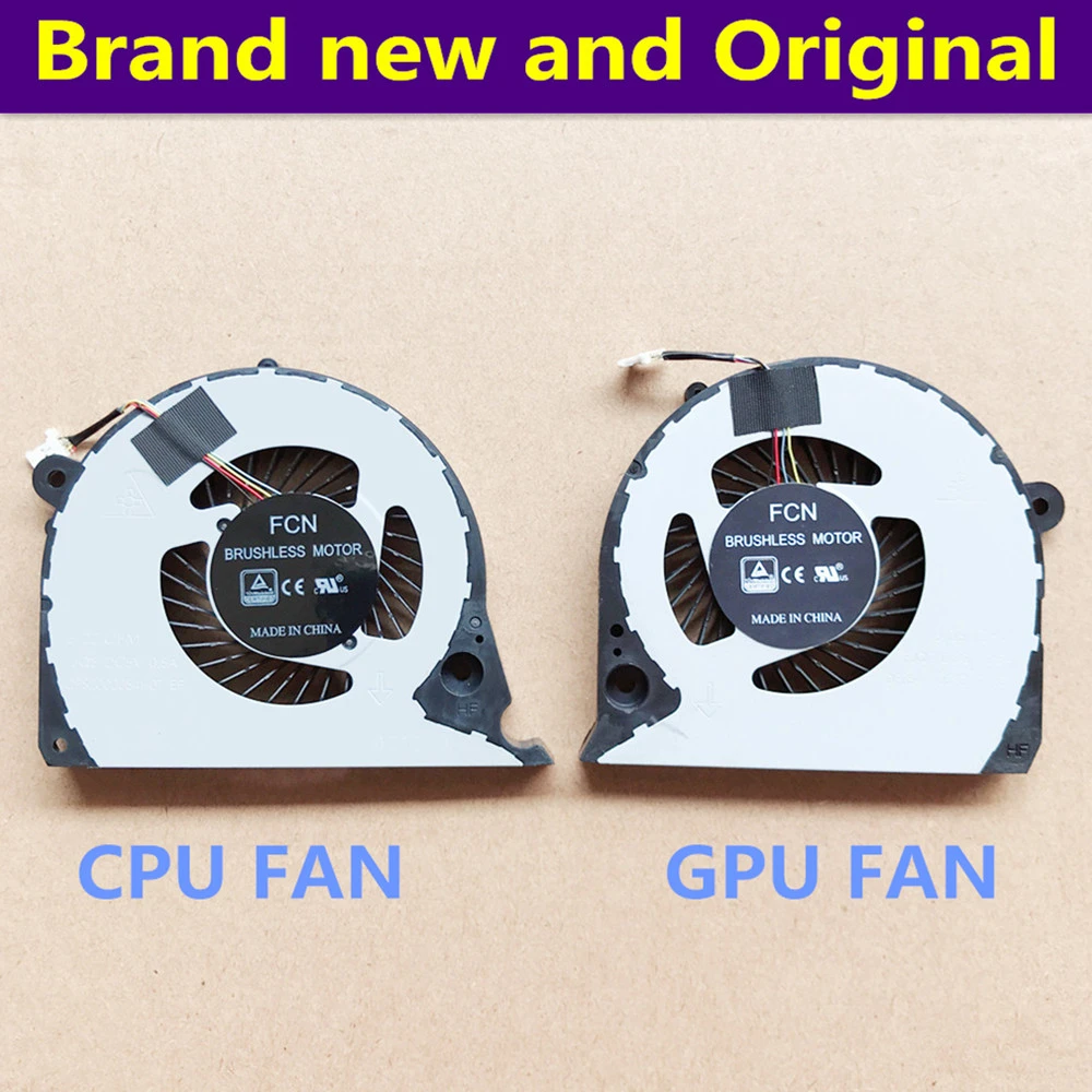 New Original Cpu Gpu For Dell Inspiron G7 15-7000 7577 Cooling Fan 7588 G5-5587 P72f Cooler Fan ...