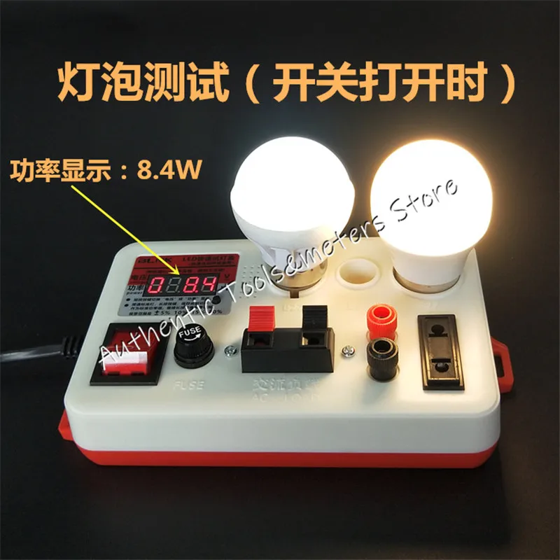 LED Lamp Bulb Light Voltage Power Quick Fast Tester for E27 B22 E14 ...