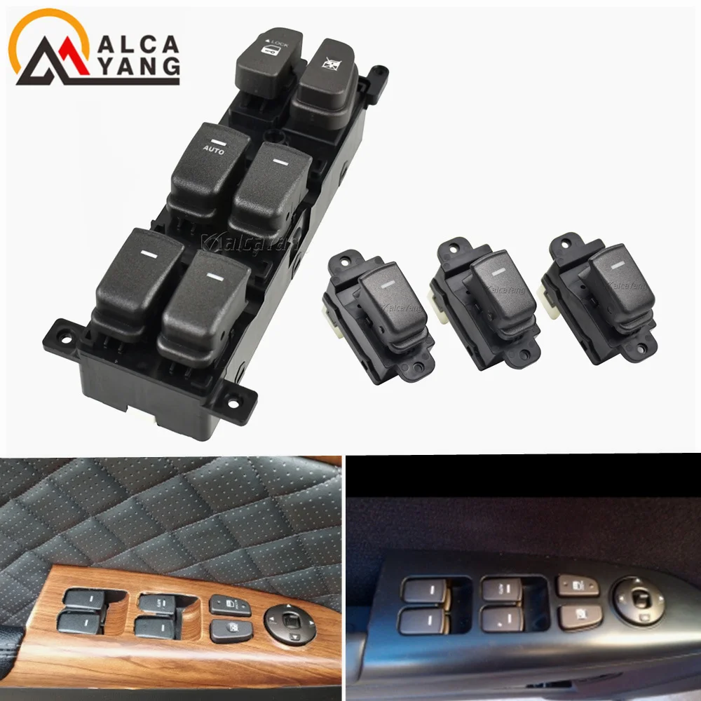 Window Main Switch Glass Lifter Button For Hyundai NF Sonata 2008 2009 ...